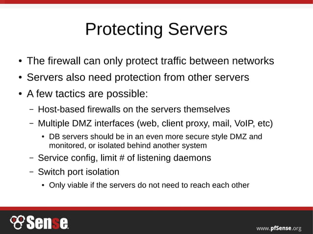 Creating a DMZ - pfSense Hangout January 2016 | PDF | Computer Networking | Computing