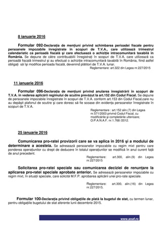 Declar ANAF ian | PDF