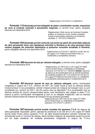 Declar ANAF ian | PDF