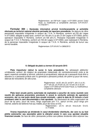 Declar ANAF ian | PDF