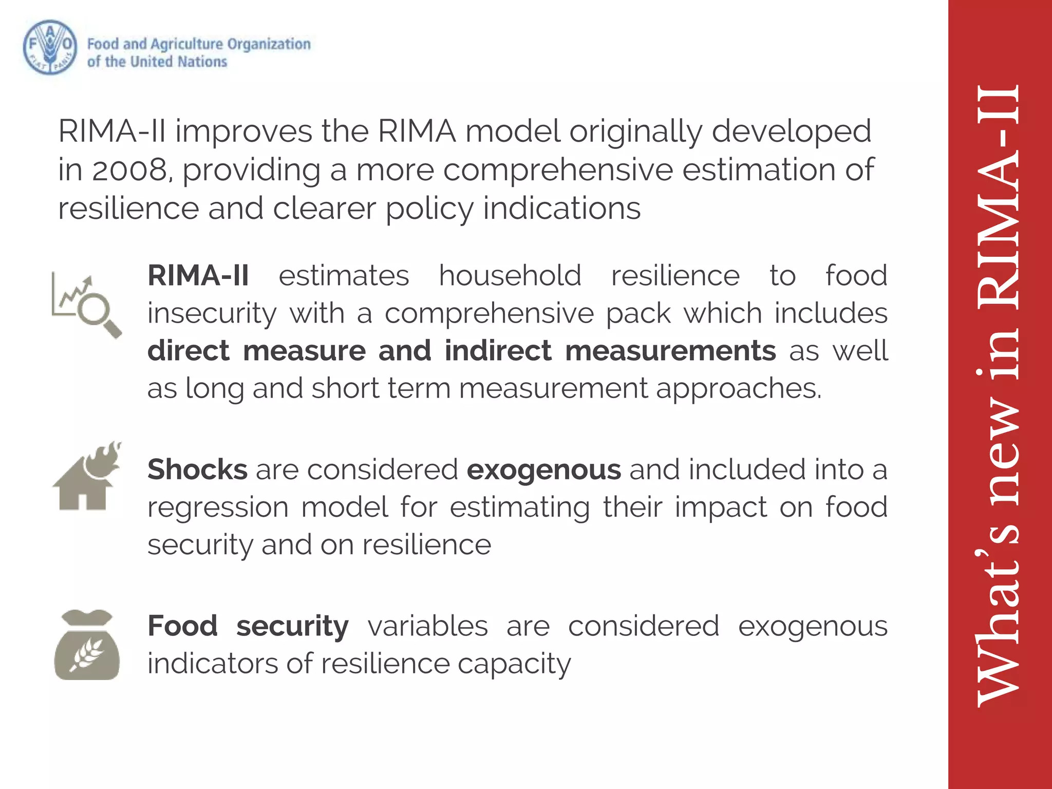 Resilience Index Measurement and Analysis (RIMA) | PPTX