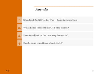 Standard Audit File for Tax | PPT