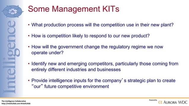 How to Identify User Needs with Key Intelligence Topics | PPT