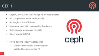 The Hive Think Tank: Ceph + RocksDB by Sage Weil, Red Hat. | PDF