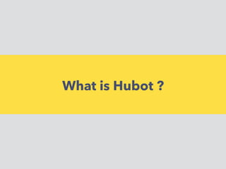 ChatOps with Hubot | PDF