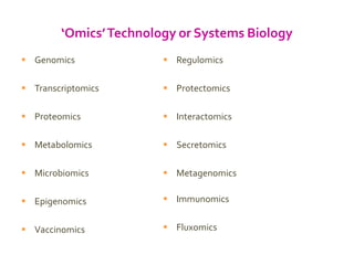 The 'omics' revolution: How will it improve our understanding of infections and vaccines in the ...