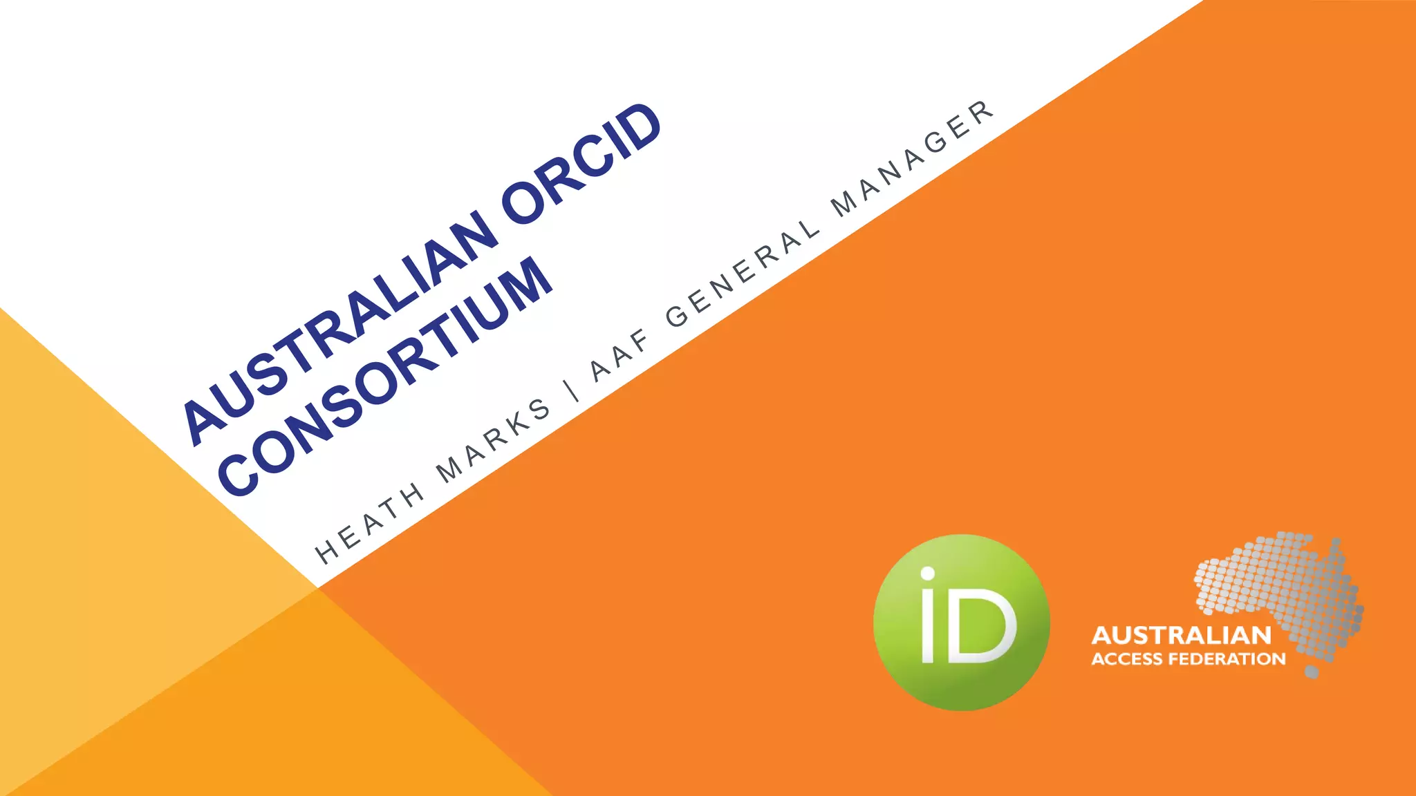 Launching a National ORCID Consortium - Roles and Responsibilities of the Consortium (H. Marks ...