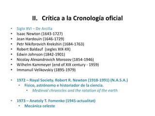 20160222_presentacion de la cronología de fomenko | PDF