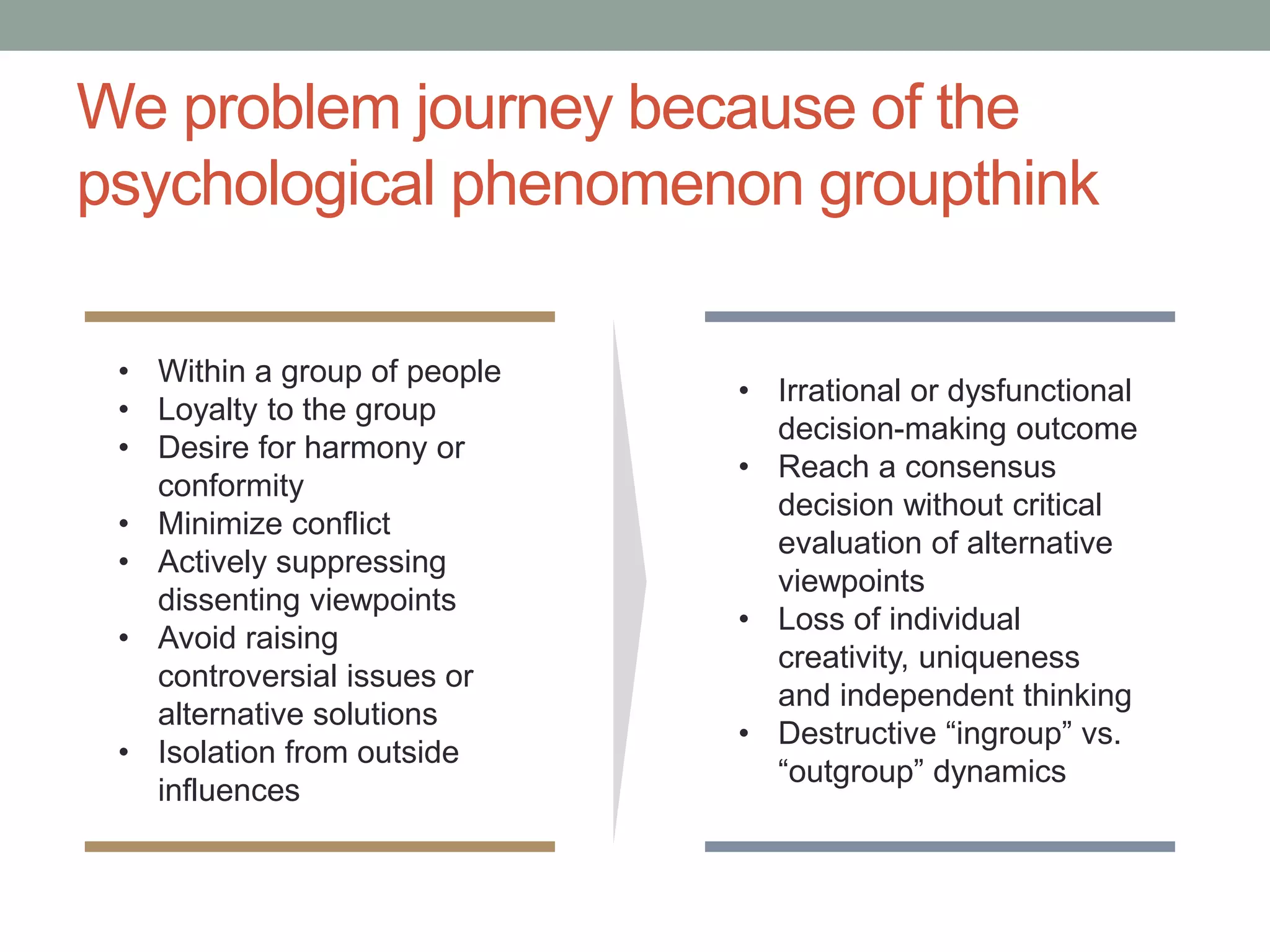 Stop the journey, solve the problem | PPTX