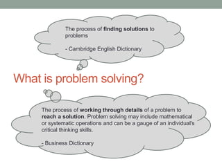 Stop the journey, solve the problem | PPTX