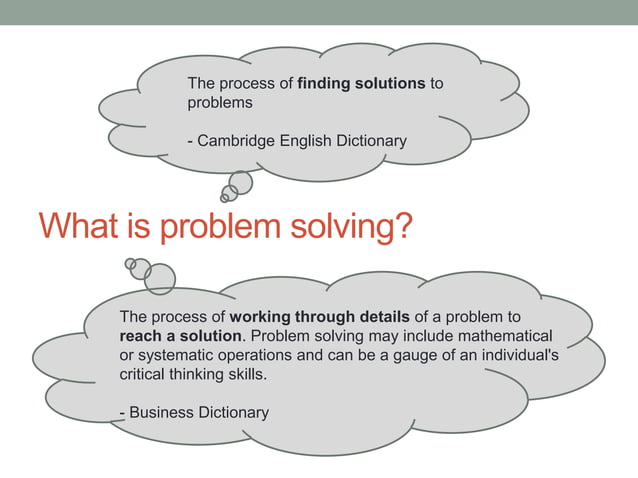 Stop the journey, solve the problem | PPTX