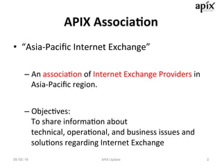 APIX Report | PPT