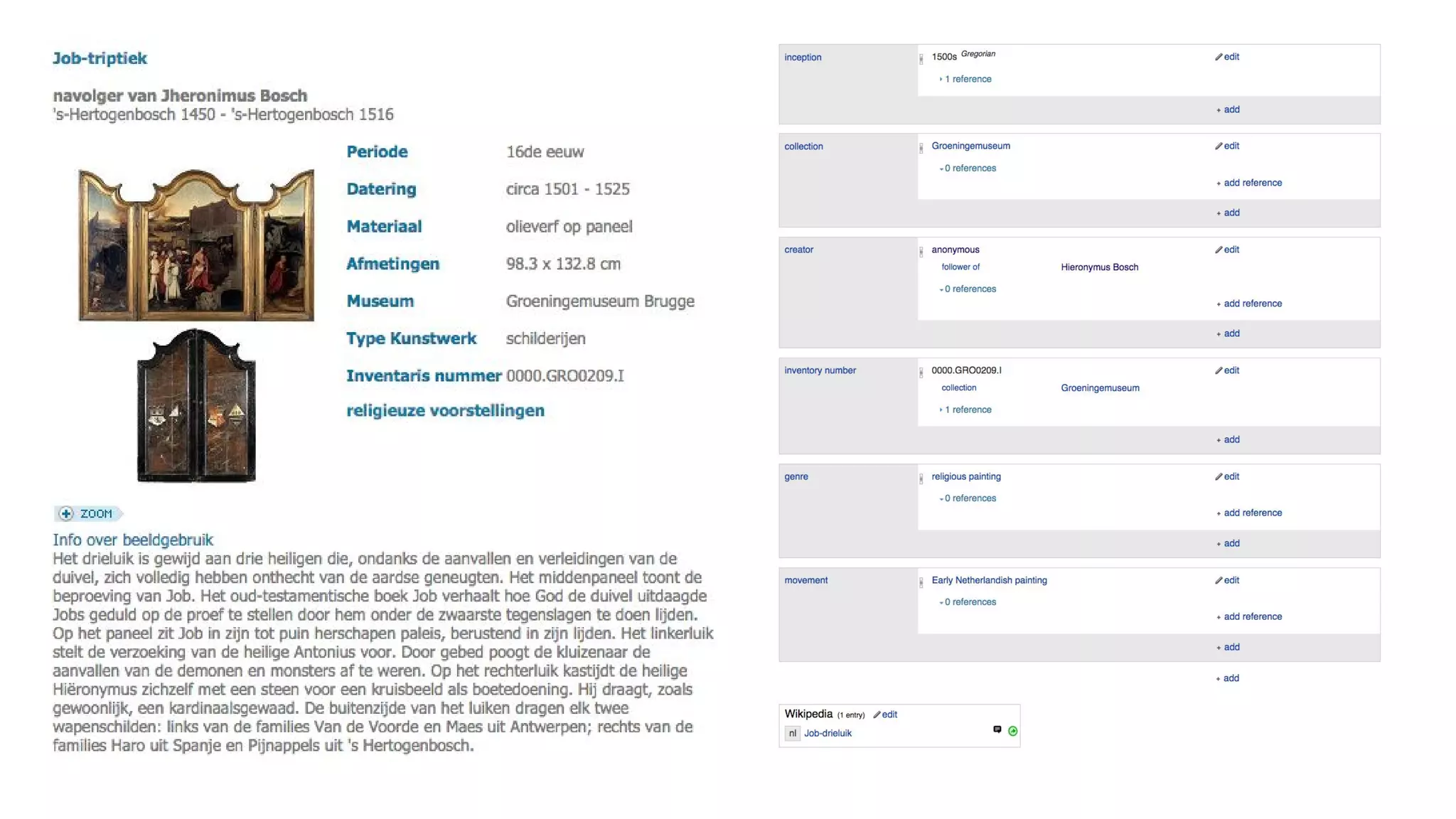 Linked Open Data Publications Through Wikidata Persistent