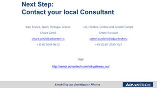 Internet of Things - Advantech IoT Gateway Starter Kit | PDF