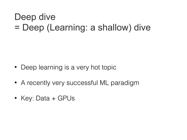 Dive into Deep Learning | PPT