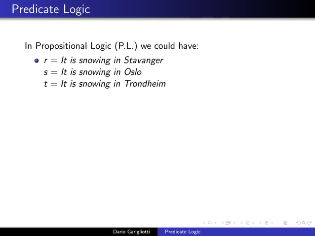 Predicate Logic | PPT