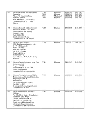Complete list of NABL accredited labs in India | PDF