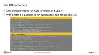 Shifter: Containers in HPC Environments | PDF