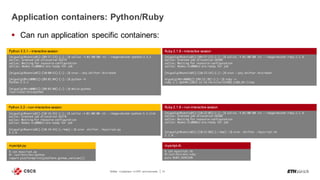 Shifter: Containers in HPC Environments | PDF