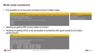 Shifter: Containers in HPC Environments | PDF