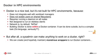 Shifter: Containers in HPC Environments | PDF