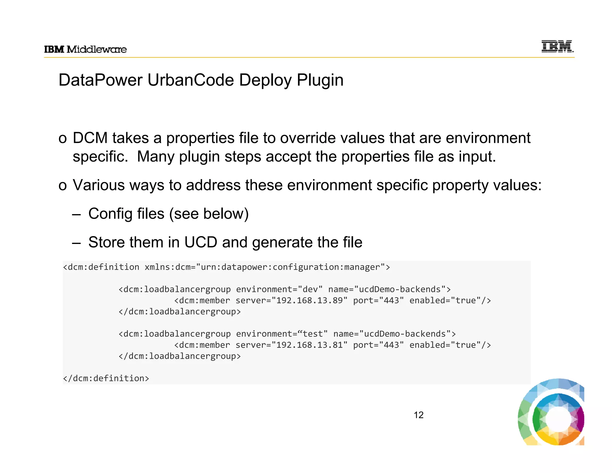 IBM Datapower Gateways - Devops with UrbanCode Deploy | PDF
