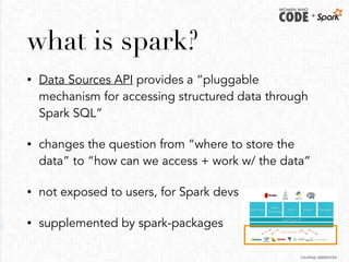 Apache Spark for Everyone - Women Who Code Workshop | PPT