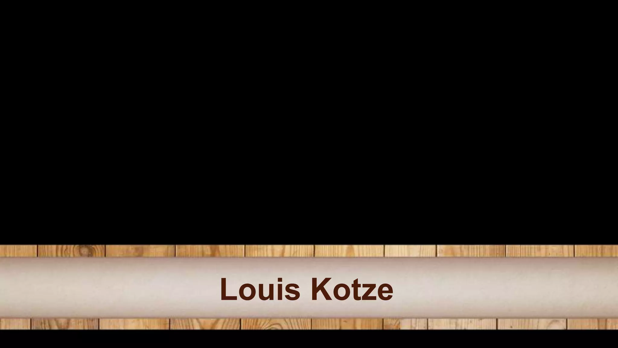 A Beautiful Mind | 20 March 2016 | Louis Kotze | PPT