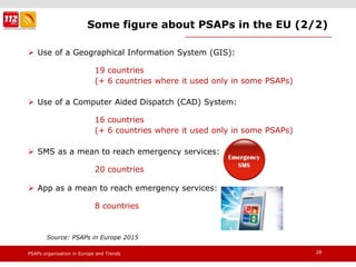 EENA 2016 - National PSAPs organisation under reform - Part 1 (1/3) | PPT