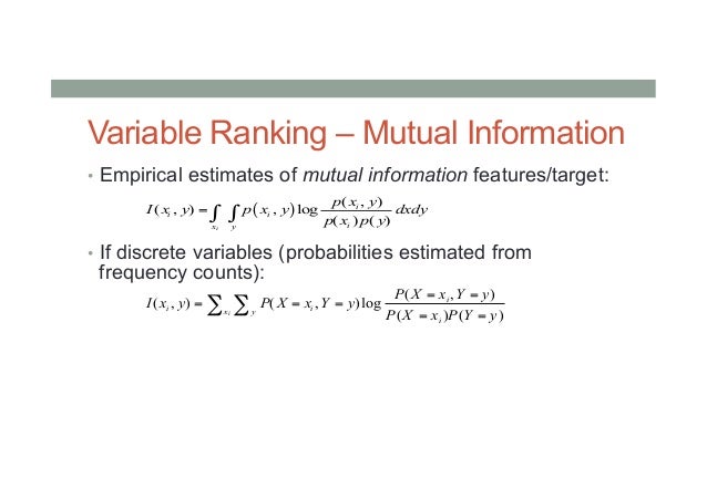 An Introduction To Variable And Feature Selection