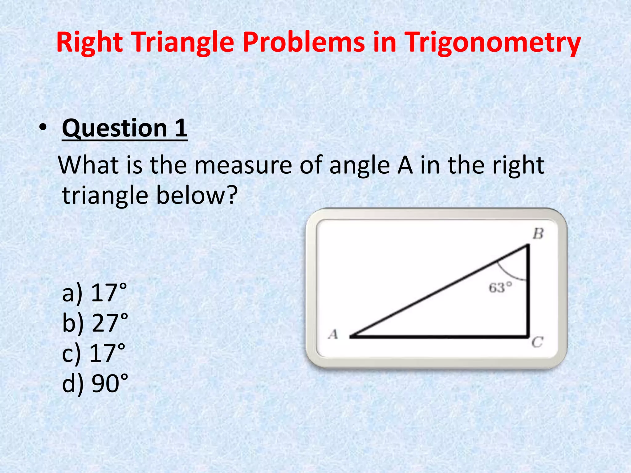 trigonometry | PPTX