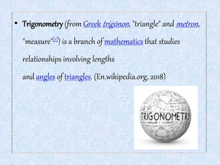 trigonometry | PPTX