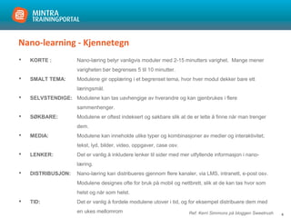 2016 03 Trainingportal Breakfast Club - Nano-læring | PPT