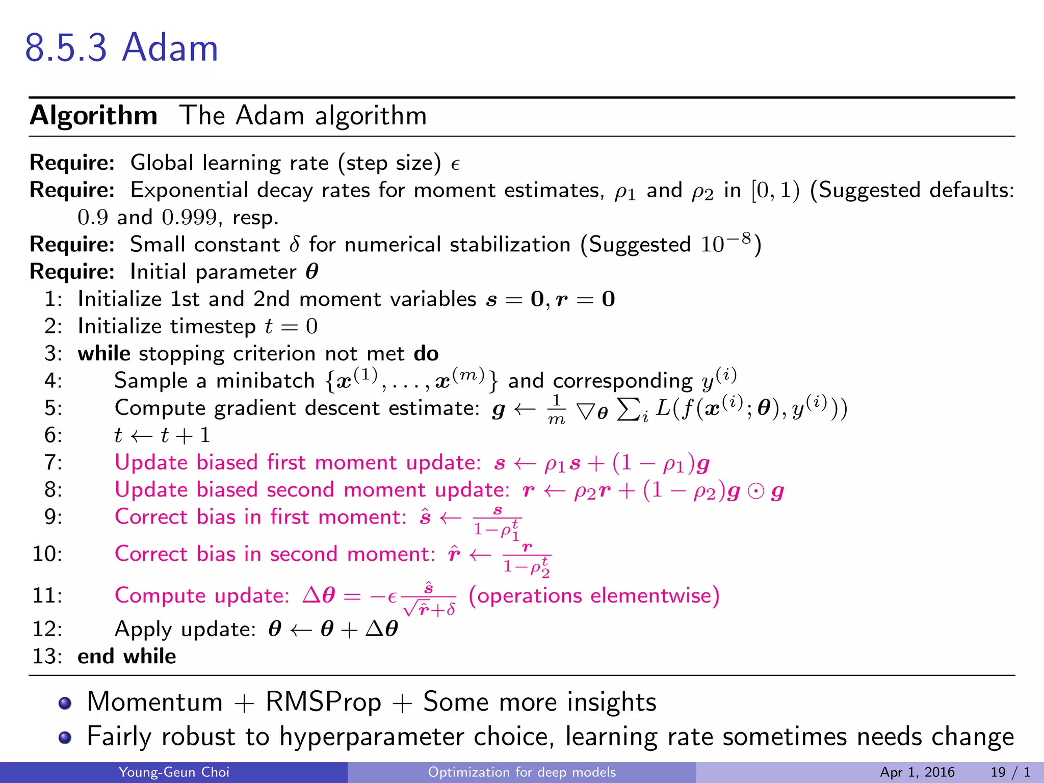 Chap 8. Optimization for training deep models | PDF