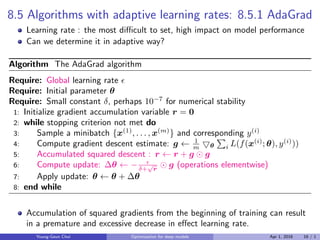 Chap 8. Optimization for training deep models | PDF