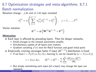 Chap 8. Optimization for training deep models | PDF