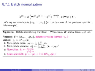 Chap 8. Optimization for training deep models | PDF