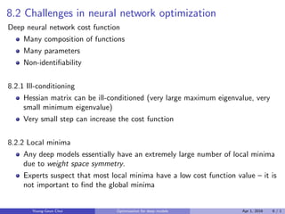 Chap 8. Optimization for training deep models | PDF