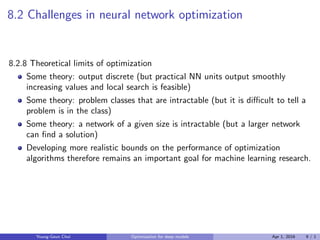 Chap 8. Optimization for training deep models | PDF