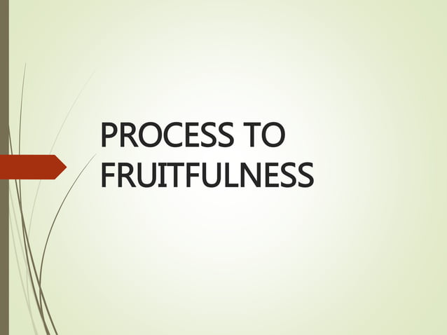 Church Sermon: Fruitfulness, Next to Faithfulness | PPTX | Christianity ...
