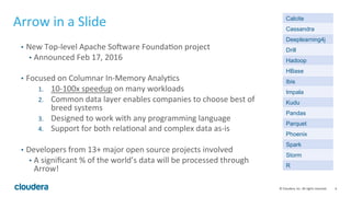 Next-generation Python Big Data Tools, powered by Apache Arrow | PPT