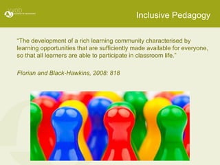Teacher Professional Development for Inclusive Education | PPTX