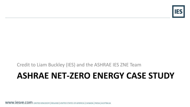 Modelling Natural Ventilation in IES-VE: Case studies & Research ...