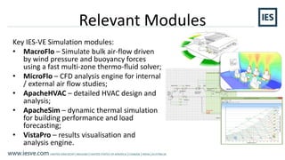 Modelling Natural Ventilation in IES-VE: Case studies & Research Outlook | PDF