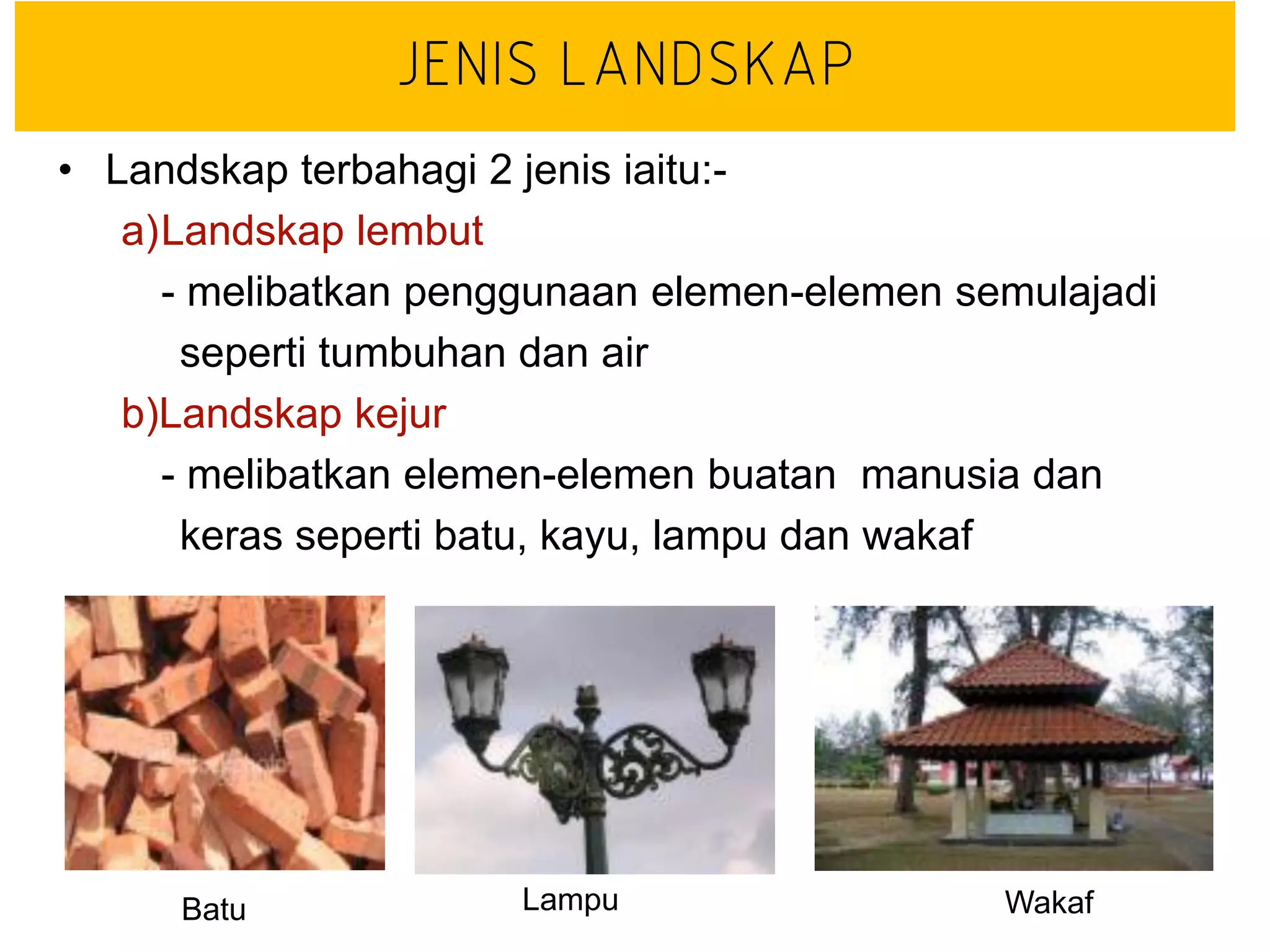 PERLAKSANAAN LANDSKAP KEJUR (HARDSCAPE) | PDF