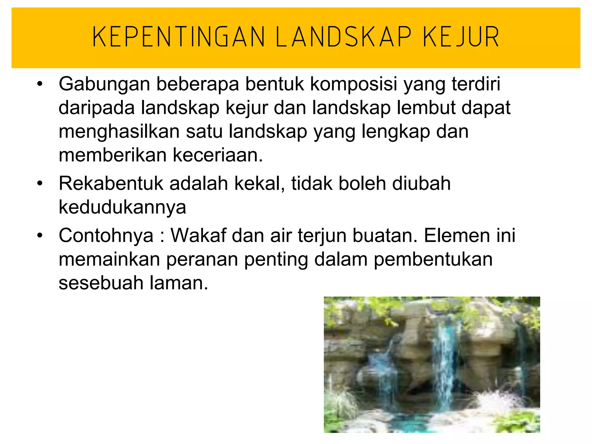 PERLAKSANAAN LANDSKAP KEJUR (HARDSCAPE) | PDF