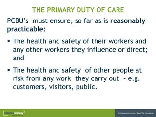 The Health and Safety at Work Act 2015 | PPTX