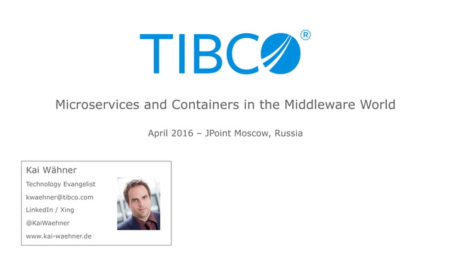 Microservices, Containers, Docker and a Cloud-Native Architecture in ...