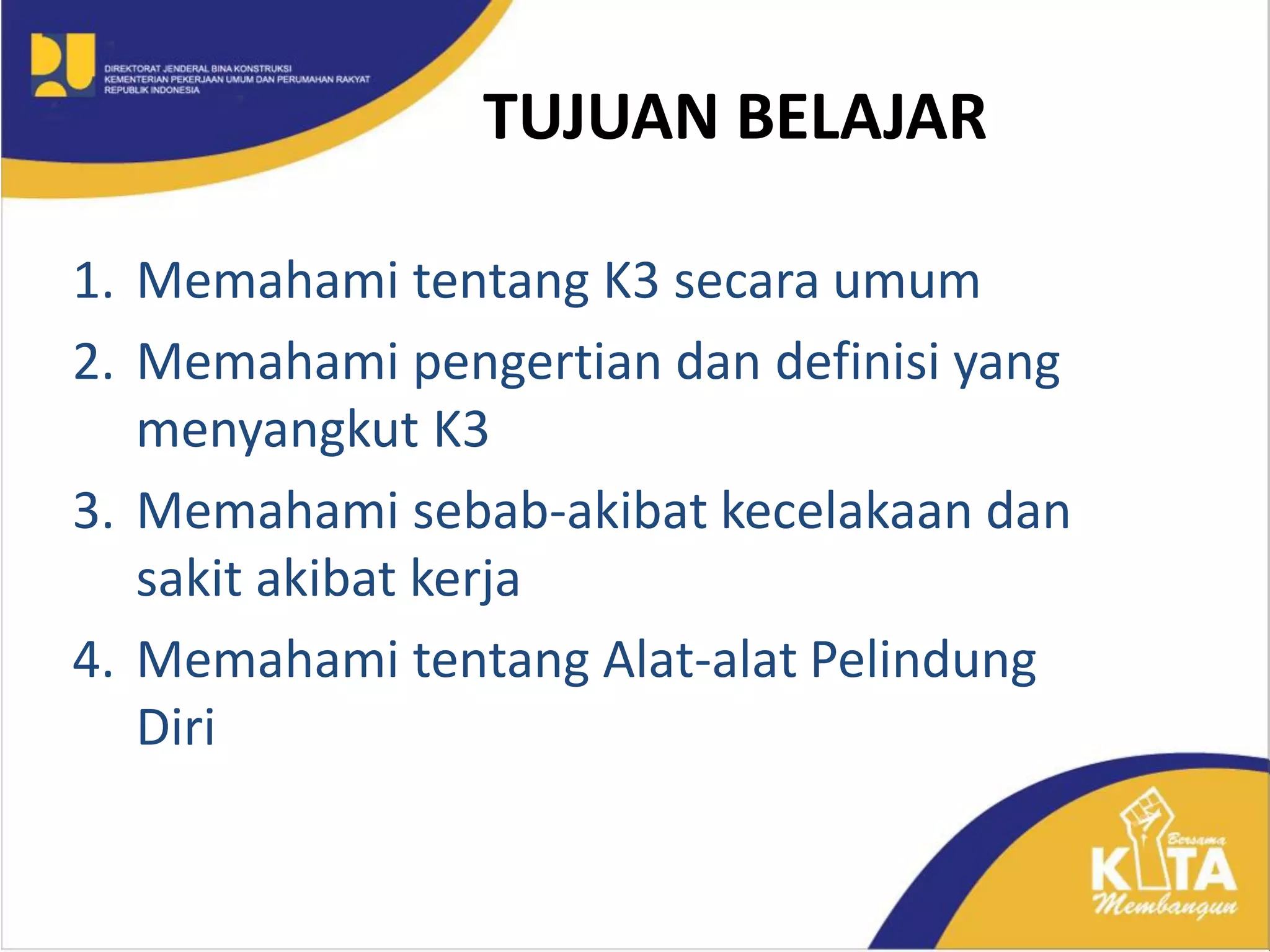 201605 03-pengetahuan dasar k3 | PDF