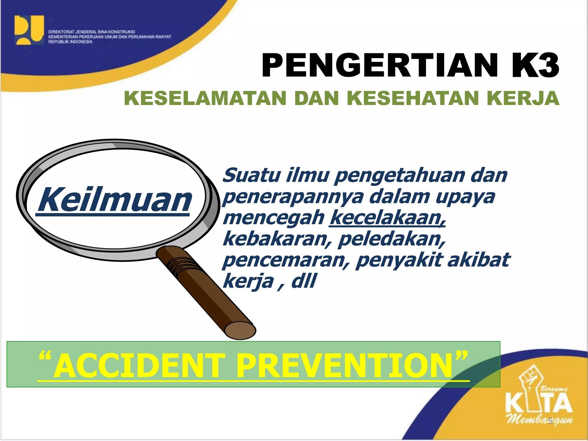 201605 03-pengetahuan dasar k3 | PDF